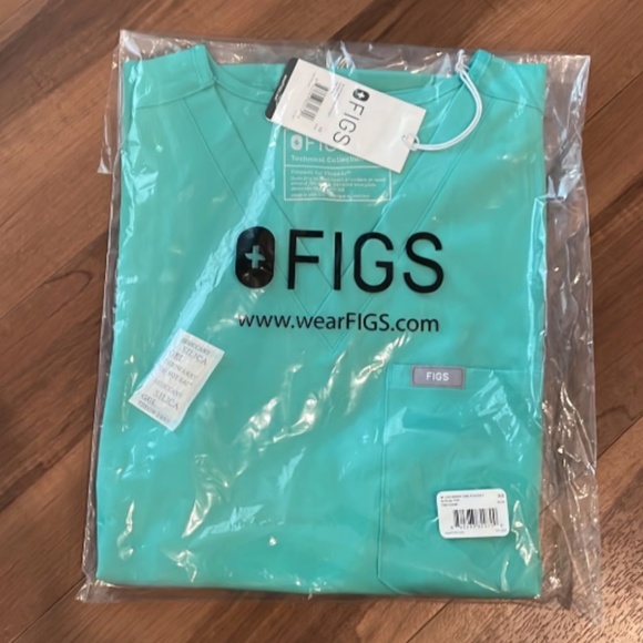 Figs | Tops | Figs Scrub Top Surgical Green Xs | Poshmark